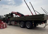 China Sinotruk HOWO 8x4 40 Ton Cargo Lorry with XCMG 25 Ton Telescopic Crane for sale