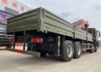 China Sinotruk HOWO 8x4 40 Ton Cargo Lorry with XCMG 25 Ton Telescopic Crane for sale