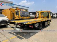 China Foton Aumark 3 Ton 4 Ton Flatbed Wrecker Towing Truck Cummins 129hp for sale