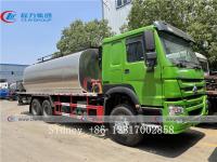 China HOWO 6x4 Q304-2B Stainless Steel Asphalt Paving Truck 12m3 230°C for sale