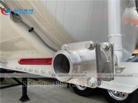 China 3 Axle 40CBM Q235 Carbon Steel Diesel Transport Semi Trailer with 40,000L Capacity and Air Suspension for sale