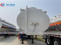 China 3 Axle 40CBM Q235 Carbon Steel Diesel Transport Semi Trailer with 40,000L Capacity and Air Suspension for sale