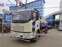 China FAW 10CBM Water Bowser Truck Q235 Carbon Steel Tank 160HP 4x2 for sale