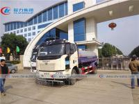 China FAW 10CBM Water Bowser Truck Q235 Carbon Steel Tank 160HP 4x2 for sale