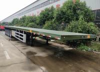 China 5 Axle 60T 100T Container Loading Flatbed Semi Trailer 40ft 45ft 48ft 52ft for sale