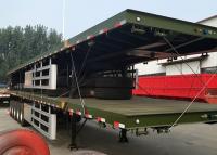 China 5 Axle 60T 100T Container Loading Flatbed Semi Trailer 40ft 45ft 48ft 52ft for sale