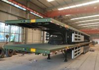 China 5 Axle 60T 100T Container Loading Flatbed Semi Trailer 40ft 45ft 48ft 52ft for sale