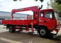 China Dongfeng Tianjin 4x2 6 Wheeler 15 Ton Truck Mounted Straight Boom Crane 210HP for sale