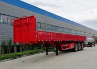 China 40FT Tri Axle Dropside Trailer 60T Payload BV Approval Heavy Duty Semi Trailer for sale