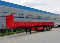 China 40FT Tri Axle Dropside Trailer 60T Payload BV Approval Heavy Duty Semi Trailer for sale