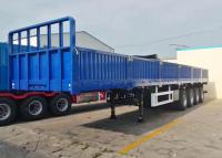 China 45FT 4 Axle Drop Side Trailer With 60000kg Payload for sale