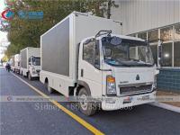 China SINOTRUK HOWO 4x2 LED Mobile Advertising Truck P4 P5 P6 120HP 4495kg for sale