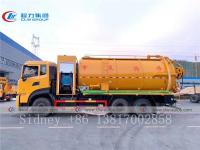 China Dongfeng Kinland 6x4 15000 Liters Vacuum Sewage Suction High Pressure Cleaning Truck for sale