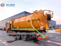 China Dongfeng Kinland 6x4 15000 Liters Vacuum Sewage Suction High Pressure Cleaning Truck for sale