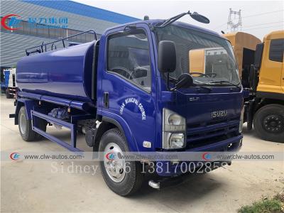 China ISUZU ELF 10000Liters 10CBM Water Sprinkler Truck 190HP Euro 5 for sale