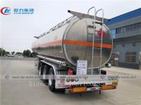 China 3 Axle 42CBM Aluminum Alloy Diesel Transport Tanker Semi Trailer 42000L for sale