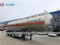 China 3 Axle 42CBM Aluminum Alloy Diesel Transport Tanker Semi Trailer 42000L for sale