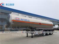China 3 Axle 42CBM Aluminum Alloy Diesel Transport Tanker Semi Trailer 42000L for sale
