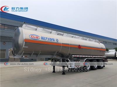 China 3 Axle 42CBM Aluminum Alloy Diesel Transport Tanker Semi Trailer 42000L for sale