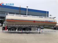 China 3 Axle 42CBM Aluminum Alloy Diesel Transport Tanker Semi Trailer 42000L for sale
