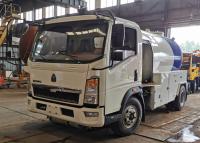 China Sinotruk HOWO 4x2 116hp RHD 5000L LPG Gas Tanker Truck for Propane Refilling for sale