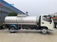 China Foton 4x2 5000L Small Fuel Tank Truck with Gear Pump for Diesel Transport for sale