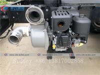China Foton 4x2 5000L Small Fuel Tank Truck with Gear Pump for Diesel Transport for sale