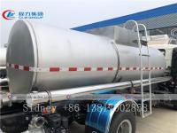 China Foton 4x2 5000L Small Fuel Tank Truck with Gear Pump for Diesel Transport for sale