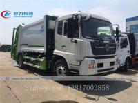 China Dongfeng DFAC 10-14CBM Garbage Compactor Truck with 16T Compression Force and 90 km/h Speed for sale