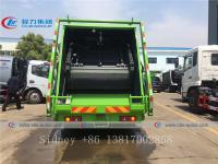 China Dongfeng DFAC 10-14CBM Garbage Compactor Truck with 16T Compression Force and 90 km/h Speed for sale