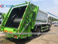 China Dongfeng DFAC 10-14CBM Garbage Compactor Truck with 16T Compression Force and 90 km/h Speed for sale