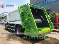 China Dongfeng DFAC 10-14CBM Garbage Compactor Truck with 16T Compression Force and 90 km/h Speed for sale