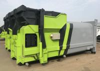 China Mobile Garage Trash Compactor 8-20M3 with 7.5KW Motor and 360KN Compression Force for sale