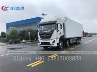 China Dongfeng Kinland 8x4 30 Ton Refrigerated Box Truck for Meat Transport 11990x2550x3940 mm for sale
