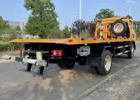 China Sinotruk HOWO 4x2 LHD 3 Ton Flatbed Towing Truck 105KW 143HP Diesel Wrecker for sale