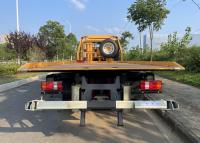 China Sinotruk HOWO 4x2 LHD 3 Ton Flatbed Towing Truck 105KW 143HP Diesel Wrecker for sale