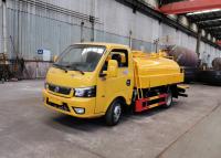 China Dongfeng 4x2 Mini 3m3 Vacuum Sewer Cleaning Truck 3000L Sewage Suction Tank for sale