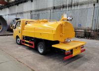 China Dongfeng 4x2 Mini 3m3 Vacuum Sewer Cleaning Truck 3000L Sewage Suction Tank for sale