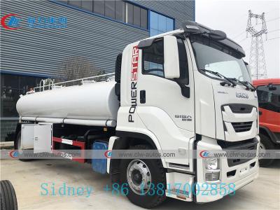 China ISUZU Giga 6000L Water Bowser Truck Carbon Steel Tank 4x2 98HP Euro 5 for sale