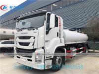 China ISUZU Giga 6000L Water Bowser Truck Carbon Steel Tank 4x2 98HP Euro 5 for sale