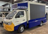 China Foton P6 P5 P4 LED Mobile Digital Billboard Truck 4x2 2304x1536 Screen 115kmh for sale