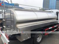 China Dongfeng Duolika 4000L 4CBM Stainless Steel 304-2B Milk Delivery Truck for sale