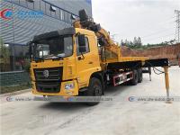 China Dongfeng 6x4 12T Truck Mounted Telescopic Crane with 30T.m Lifting Moment and 360° Rotation for sale