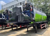 China 2 Axle 26000L Q235-A Vacuum Sewage Suction Truck Trailer for Waste Transport for sale