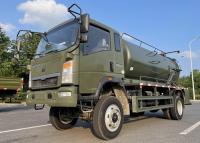 China Sinotruk Homan 4x4 Off Road 8000L Vacuum Sewage Suction Truck 160hp Diesel for sale