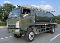 China Sinotruk Homan 4x4 Off Road 8000L Vacuum Sewage Suction Truck 160hp Diesel for sale