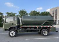 China Sinotruk Homan 4x4 Off Road 8000L Vacuum Sewage Suction Truck 160hp Diesel for sale