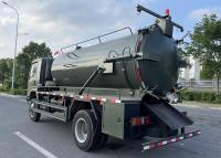 China Sinotruk Homan 4x4 Off Road 8000L Vacuum Sewage Suction Truck 160hp Diesel for sale