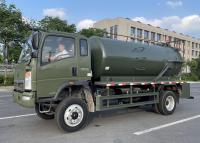 China Sinotruk Homan 4x4 Off Road 8000L Vacuum Sewage Suction Truck 160hp Diesel for sale