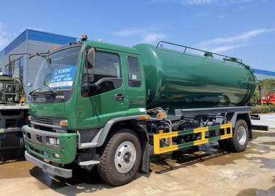 China ISUZU 4x2 10000L Vacuum Septic Tank Truck with 190HP Engine for Sewer Cleaning for sale